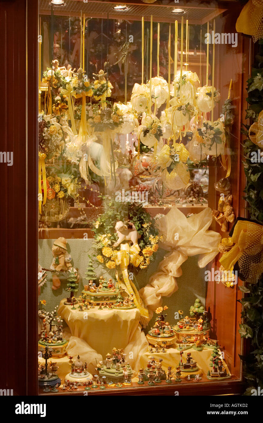 Gift shop window. Salzburg, Austria Stock Photo - Alamy