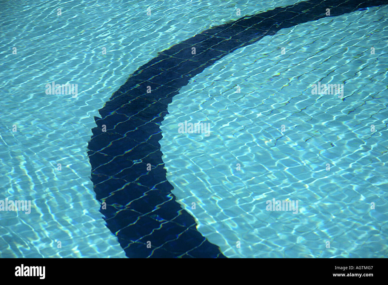 SSK79627 Abstract ripple pattern on blue clean water of swimming pool ...