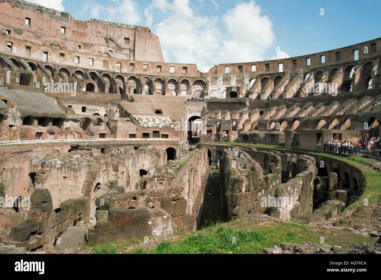 Ruins of the Roman Colosseum, aka Flavian Amphitheatre, the largest ...