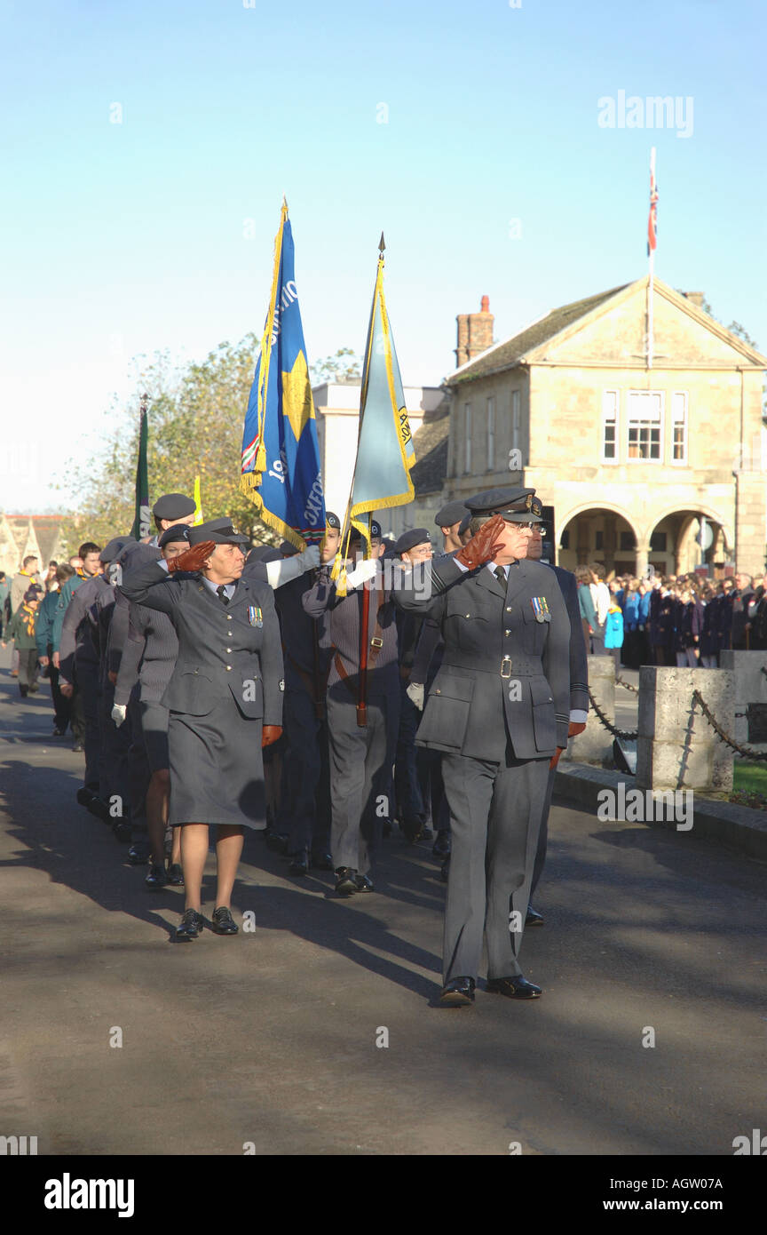 Marching on Remembrance Sunday Stock Photo - Alamy