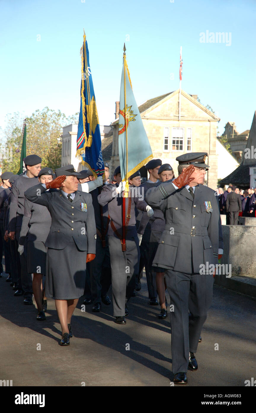 Marching on Remembrance Sunday Stock Photo - Alamy