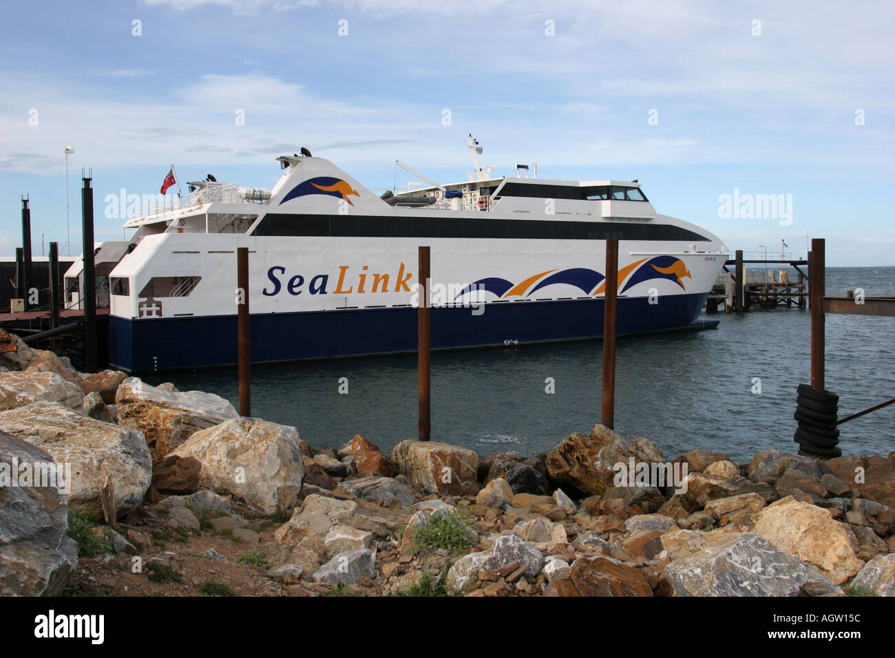 Cape Jervis Ferry Terminal Australia Stock Photo - Alamy
