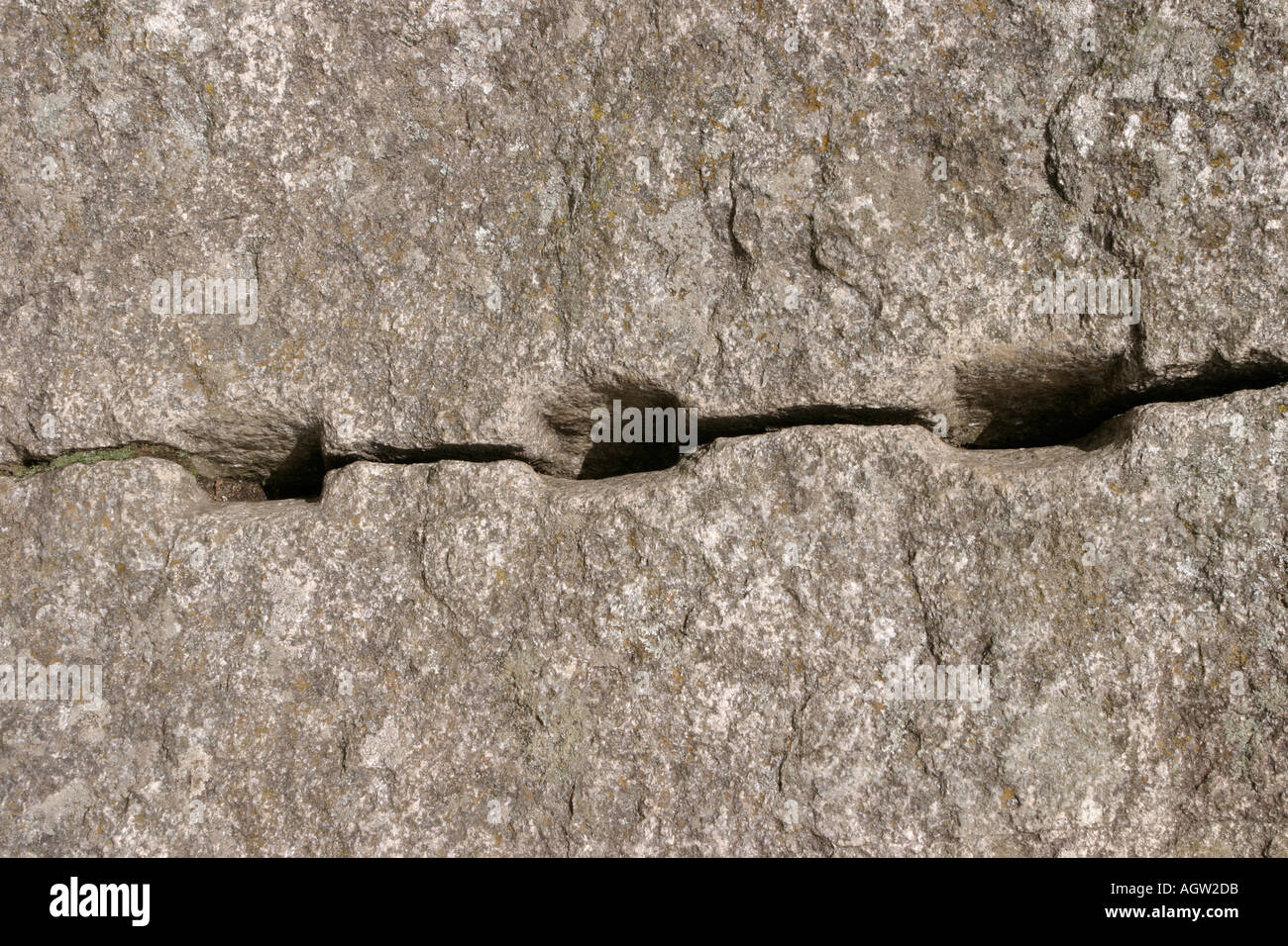 Example of how the Inca cut rock Machupicchu Stock Photo - Alamy