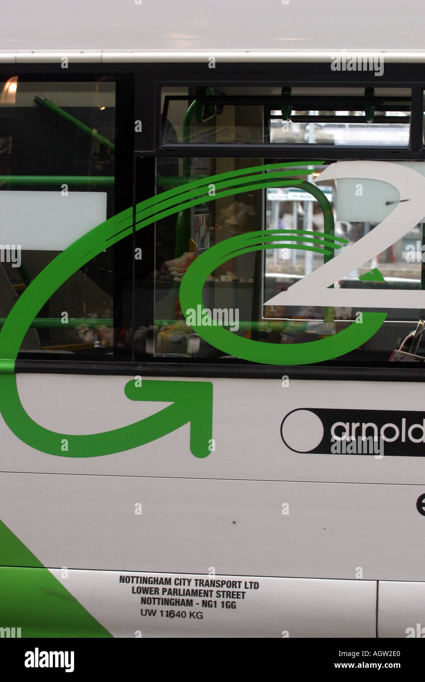 Nottingham East Midlands The Go2 Bus service interacting with the tram ...