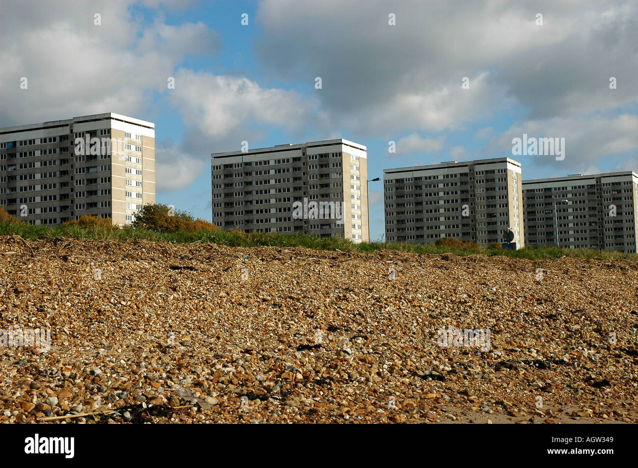 Weston tower blocks Southampton England UK Stock Photo - Alamy