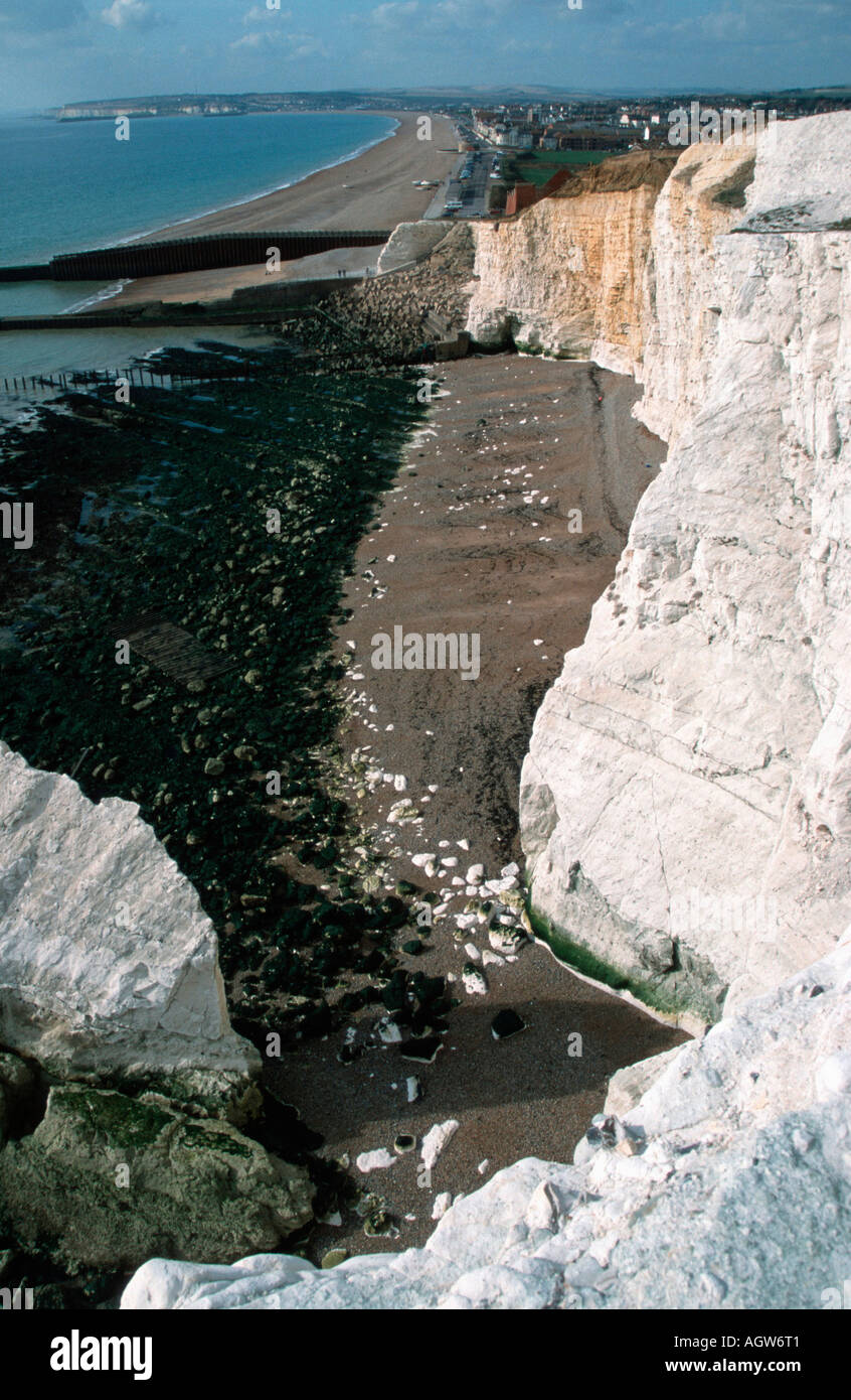 Chalk cliff at coast Stock Photo - Alamy
