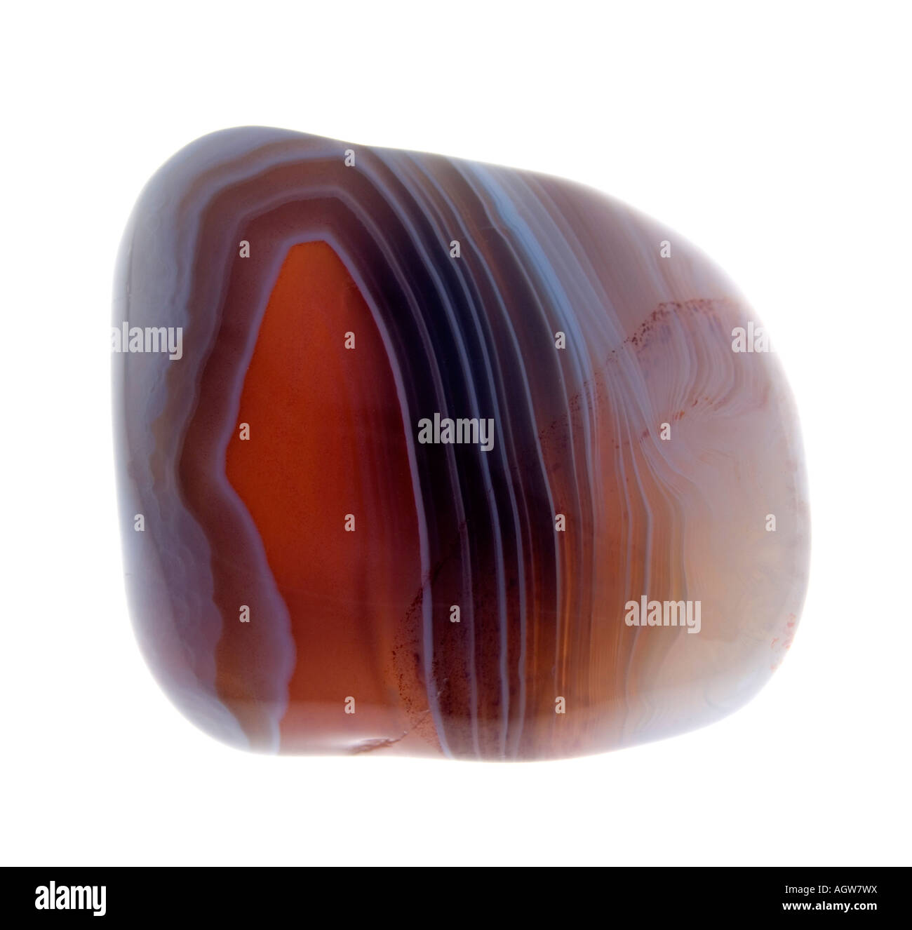 Polished Agate stone Stock Photo - Alamy