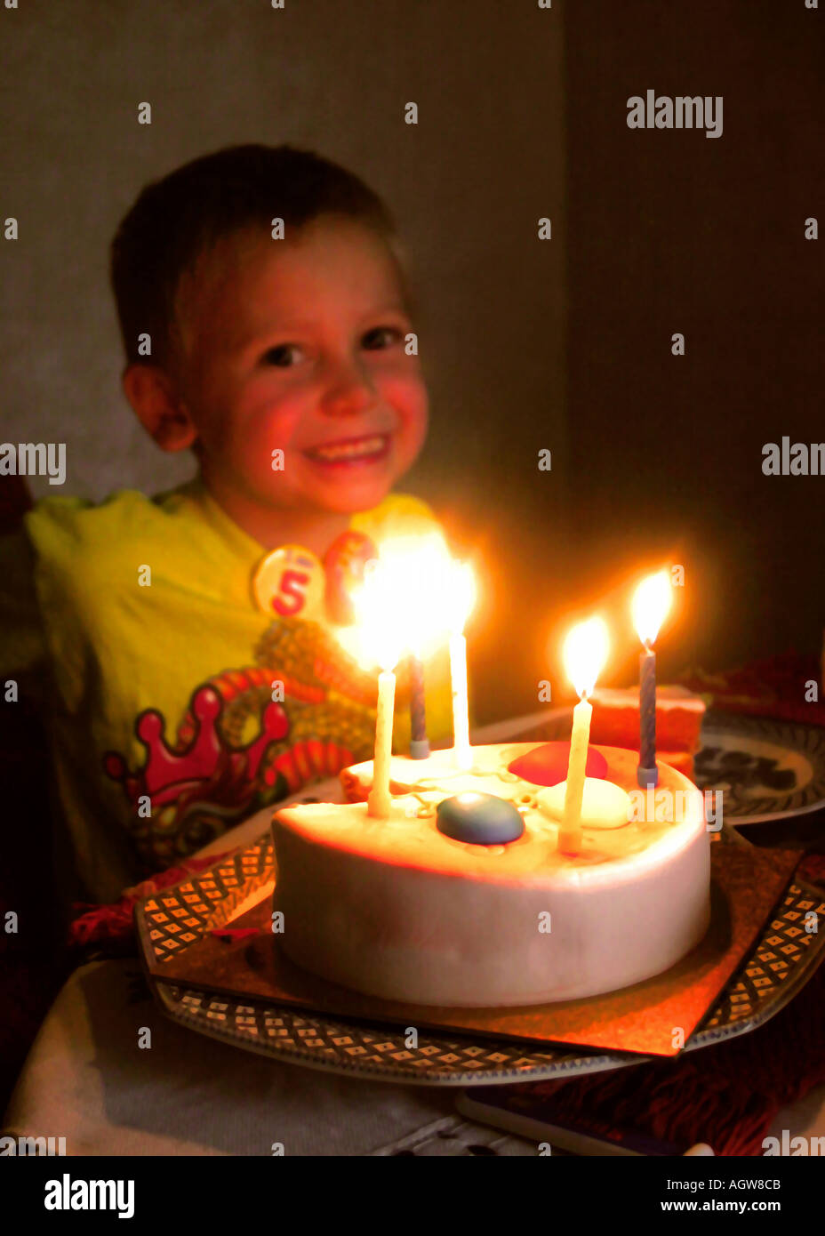 Birthday Cake Child Stock Photo - Alamy
