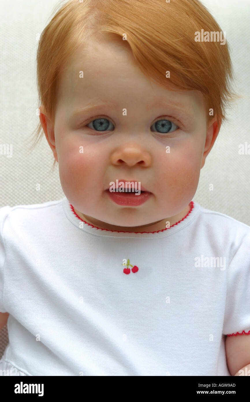 One Year Old Baby Stock Photo - Alamy