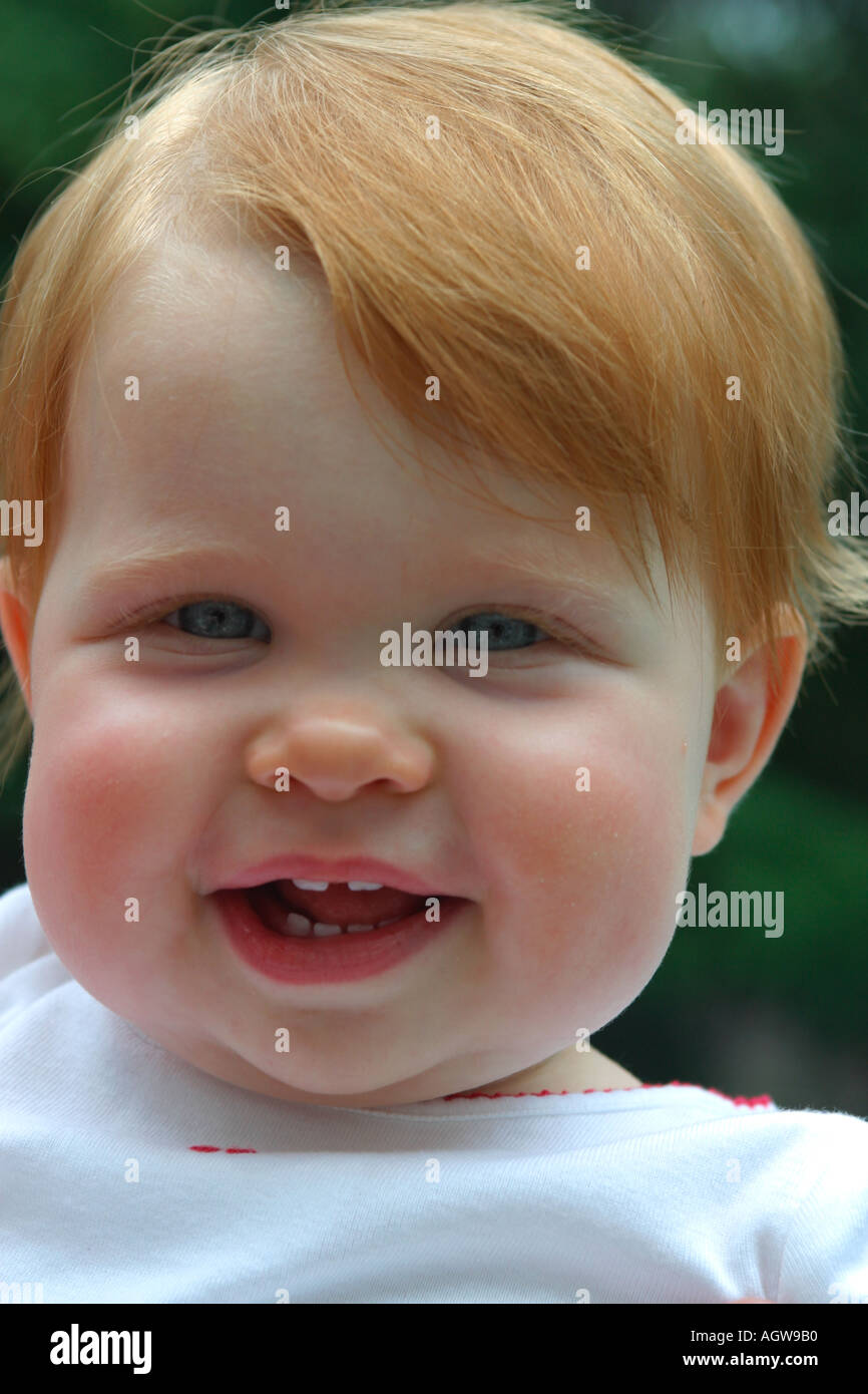 One Year Old Baby Stock Photo - Alamy