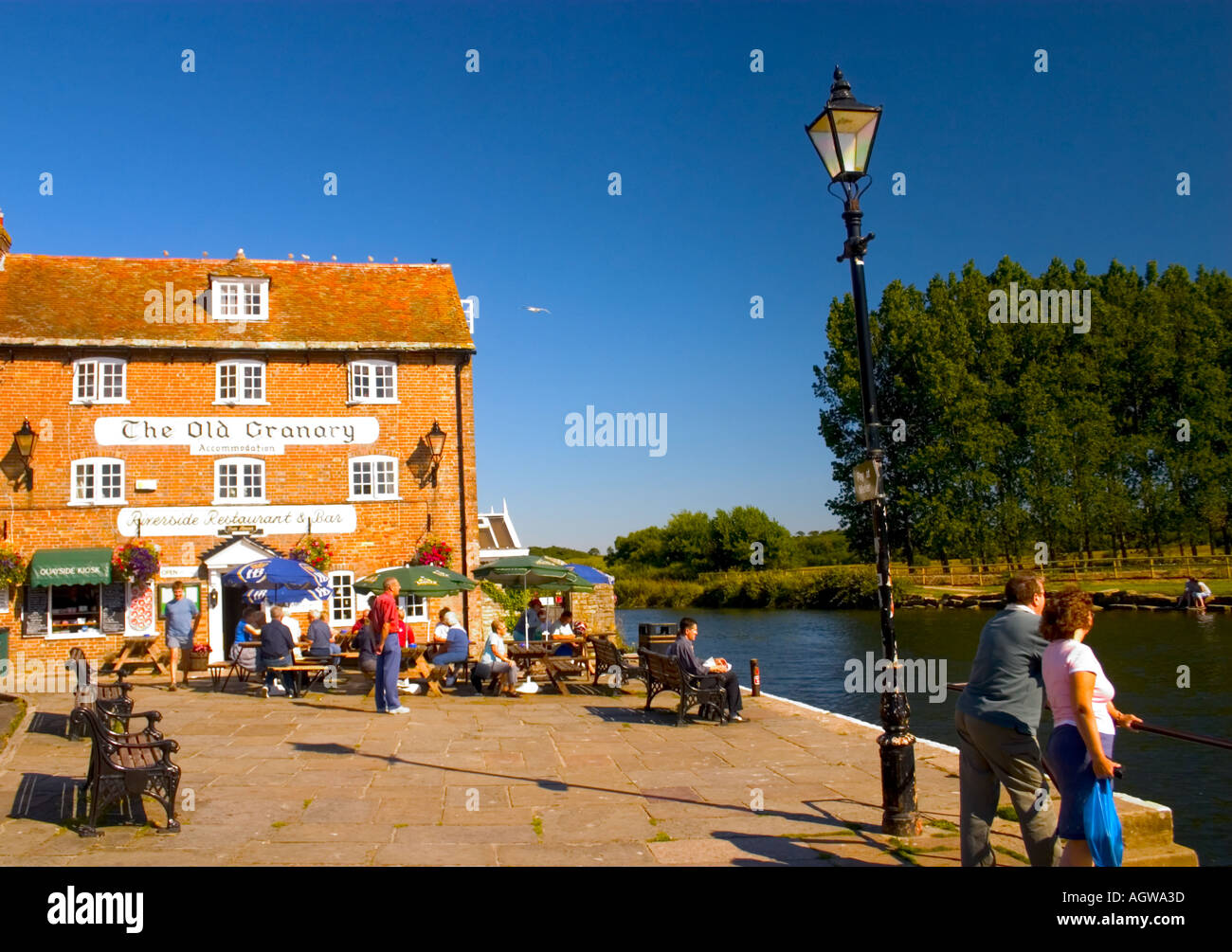 Wareham The Old Granary Quay River Holiday Magazine Stock Photo - Alamy