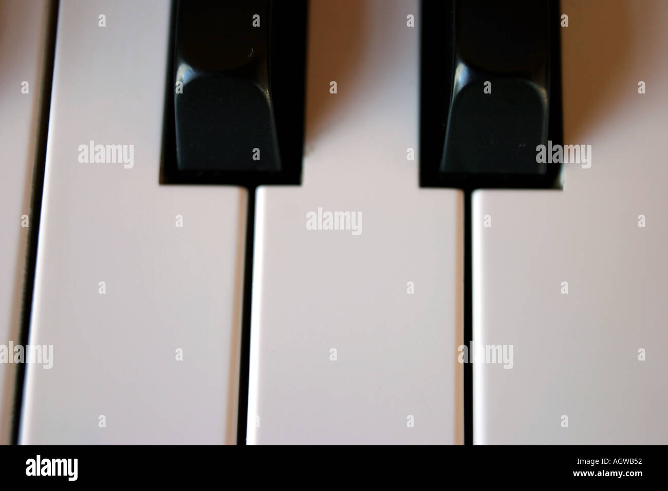Piano keyboard close up Stock Photo - Alamy