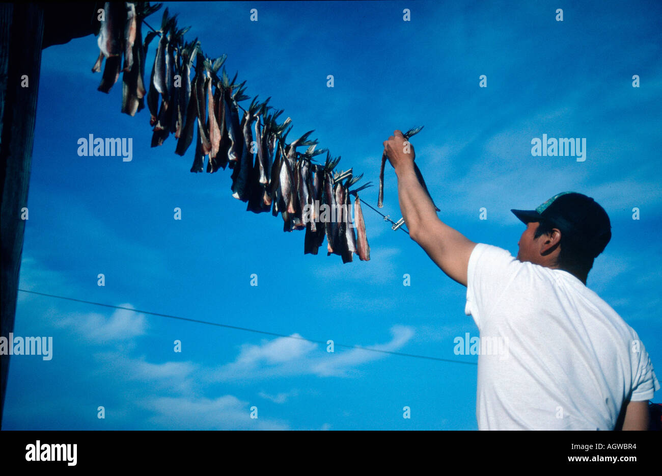 Inuit fish drying hi-res stock photography and images - Alamy