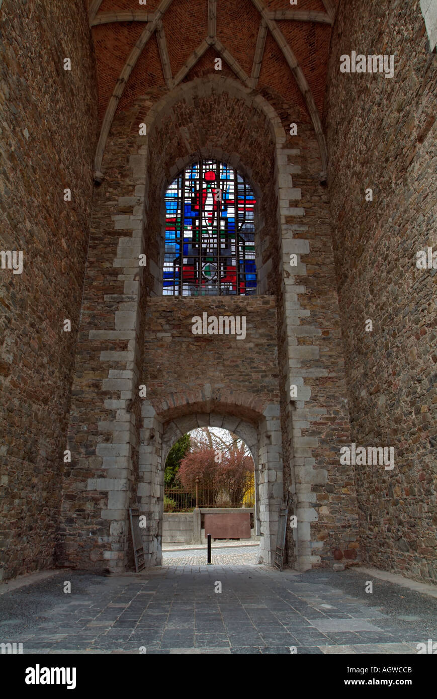 Romanesque tower de stavelot abbey hi-res stock photography and images ...