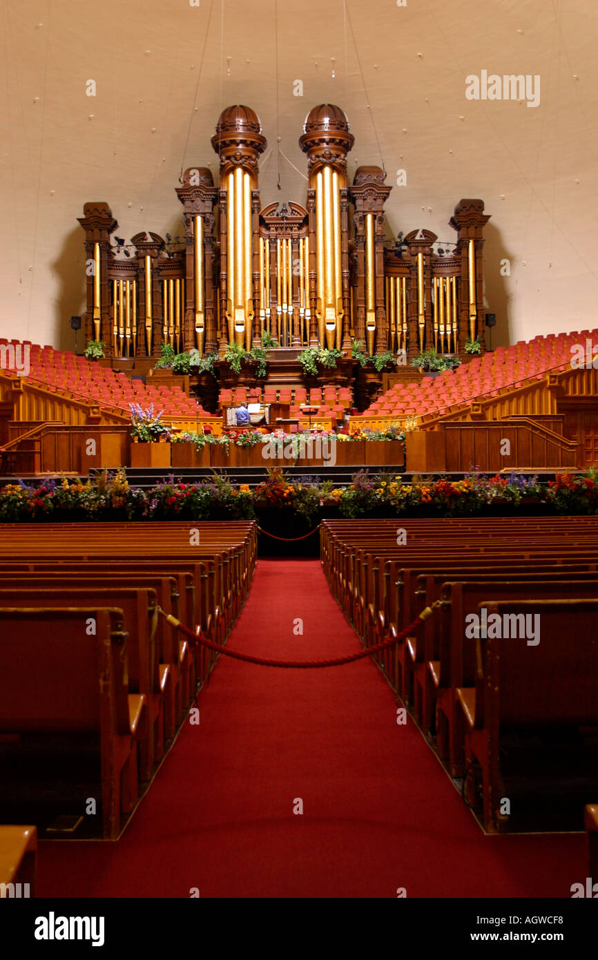 Mormon Tabernacle Temple Square Mormon Headquarters Salt Lake City Utah ...