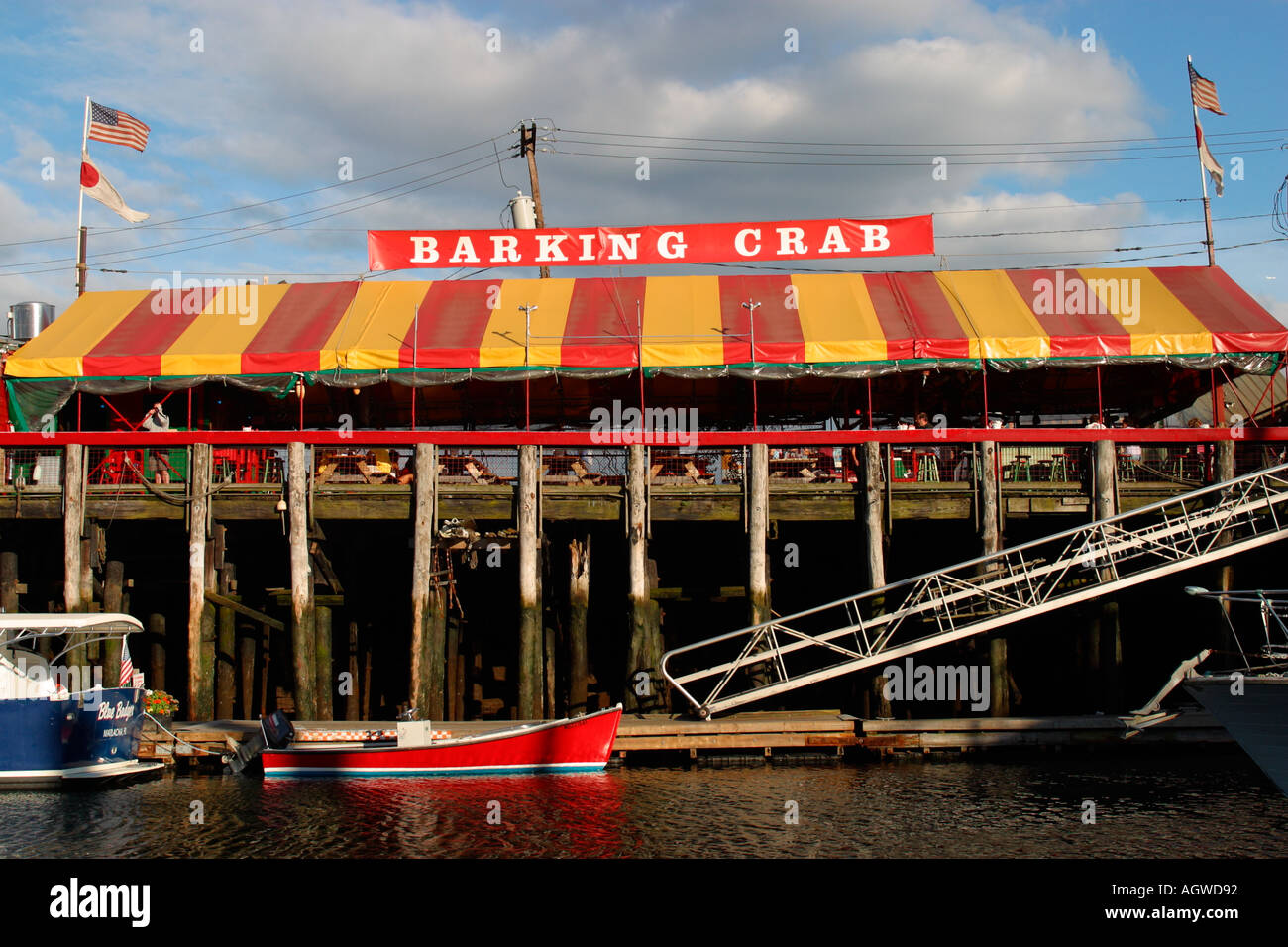 Barking Crab Seaside Restaurant Boston Massachusetts Stock Photo - Alamy