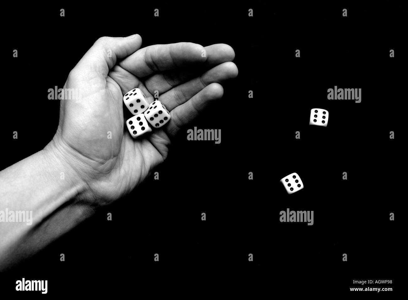 Hand throw Black and White Stock Photos & Images - Alamy