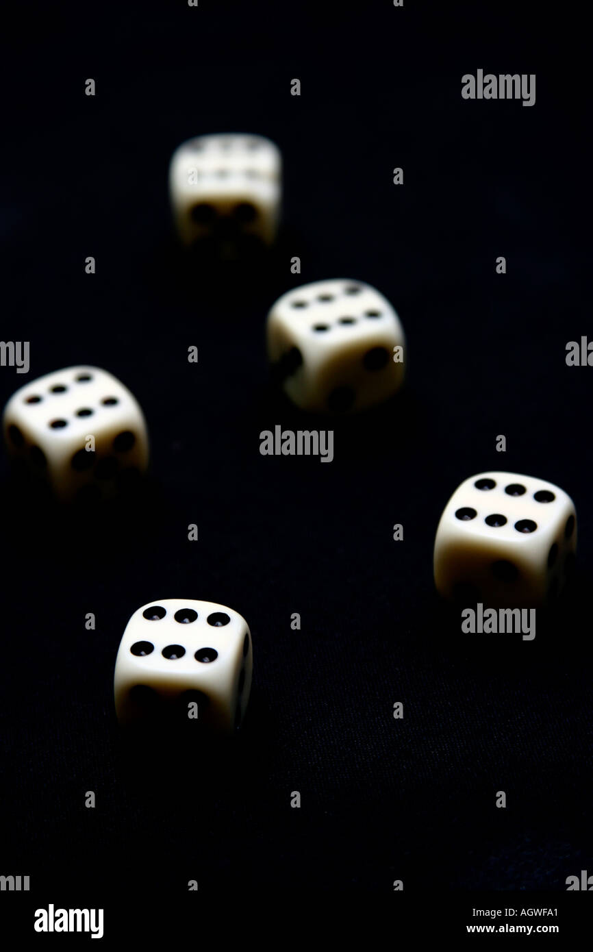 Numbers 6 dice six numbers hi-res stock photography and images - Alamy