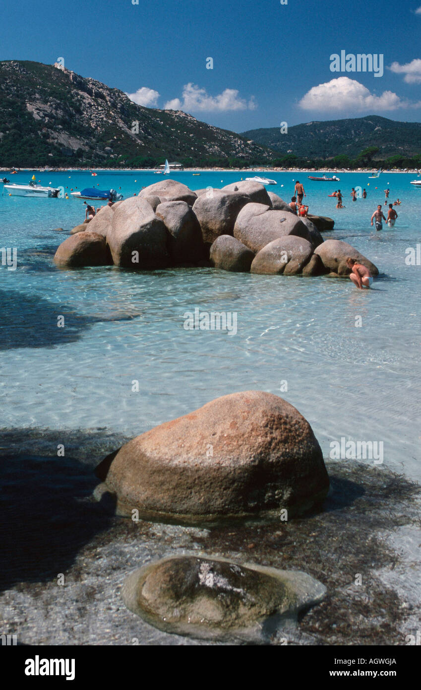 Beach / Santa Giulia Stock Photo - Alamy