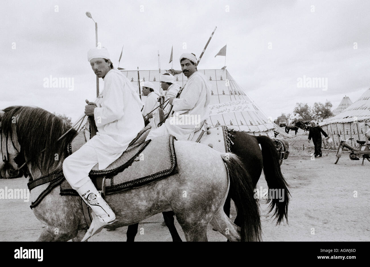 Warrior riding black horse hi-res stock photography and images - Alamy