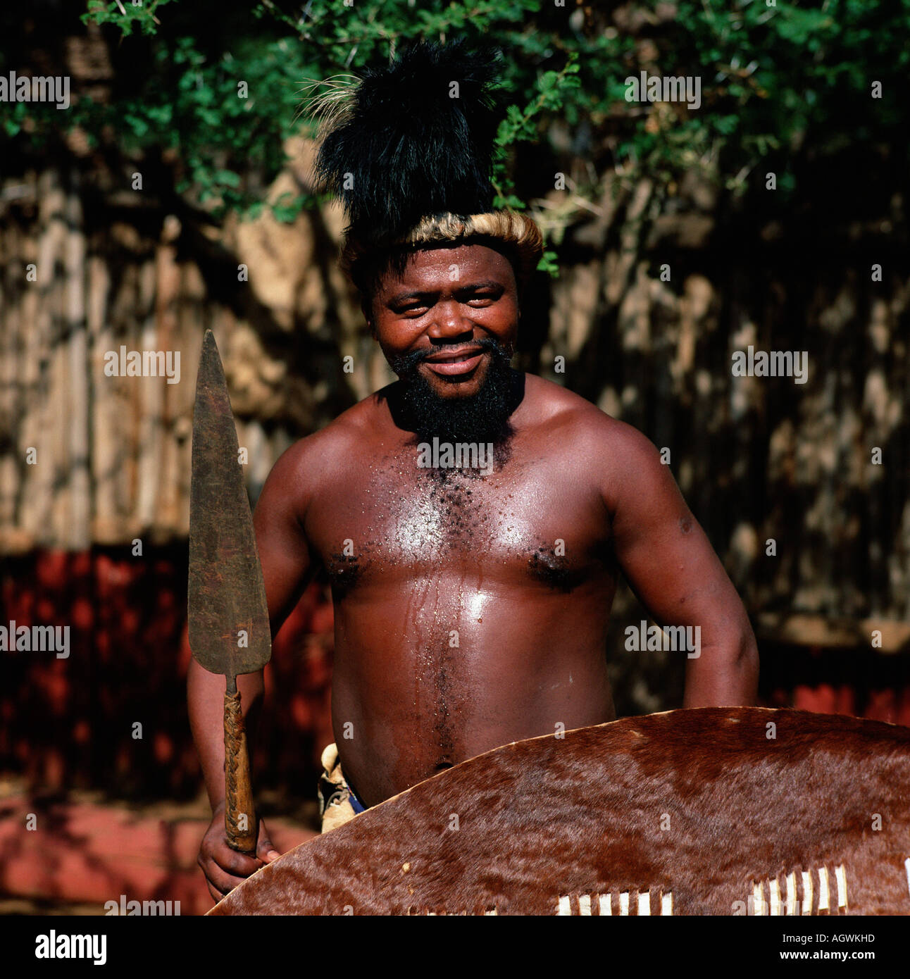 Zulu mann hi-res stock photography and images - Alamy