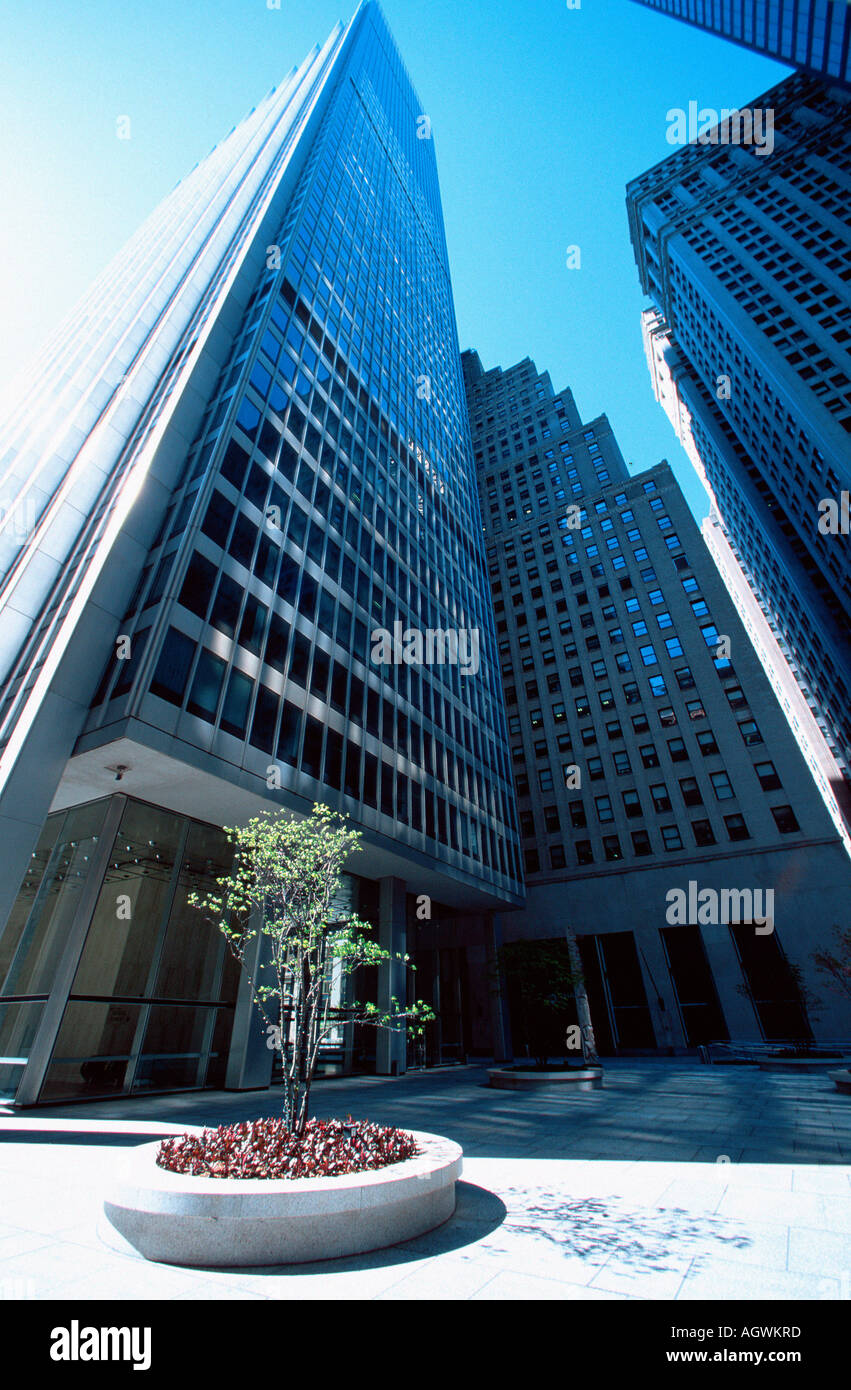 Tower blocks / New York / Hochhaeuser Stock Photo - Alamy