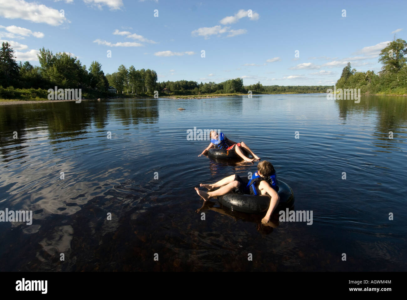 Tubing river canada hi-res stock photography and images - Alamy