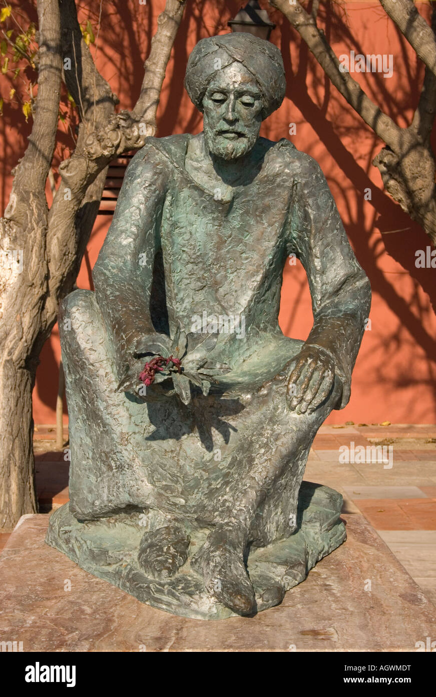 Ibn al Baytar Spanish botanist and chemist Statue at Castillo Bil Bil ...