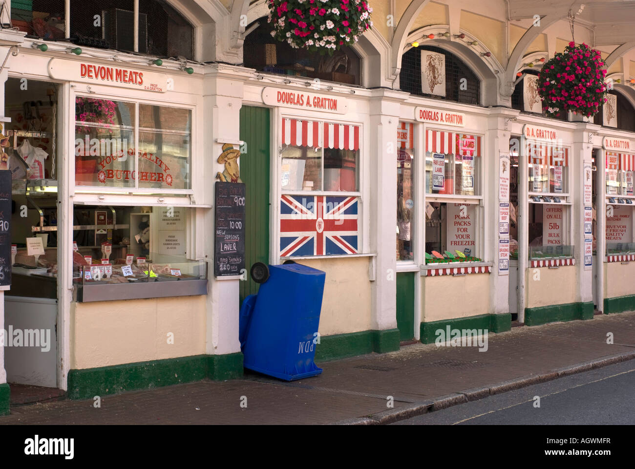 shops in Barnstaple Stock Photo - Alamy