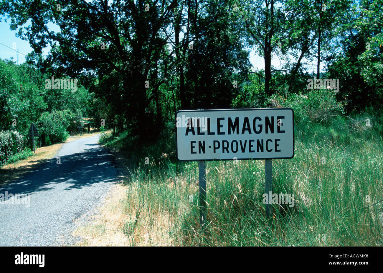 Town Sign / Ortsschild Stock Photo - Alamy