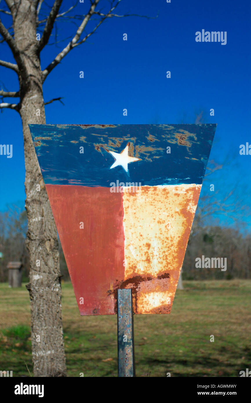 Metal Texas Flag Stock Photo - Alamy