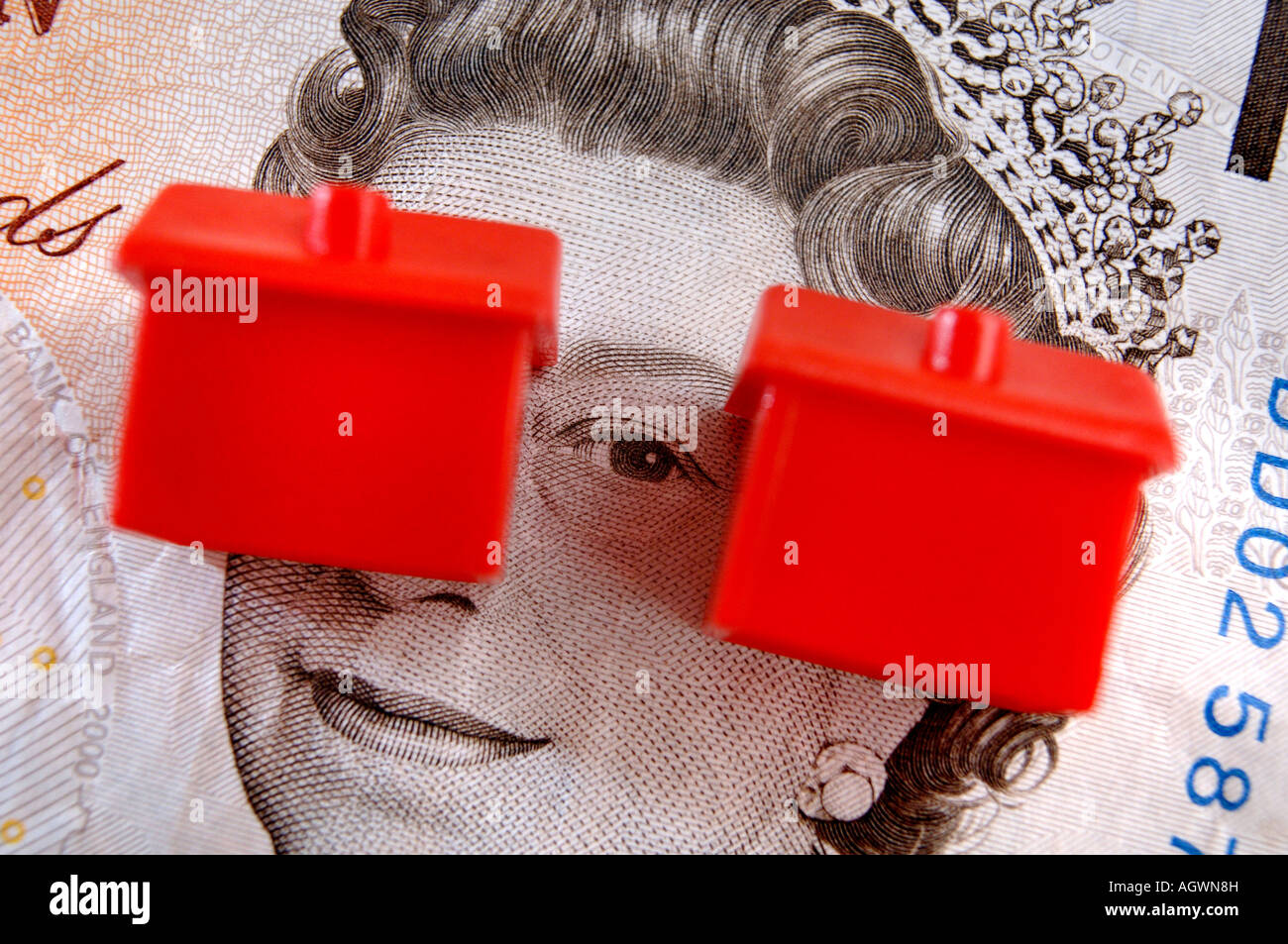 Picture By Jim Wileman 26 09 2007 Generic house price picture Stock ...