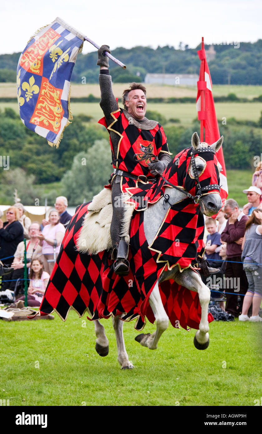 Back Medieval Knight Jousting Tournament High Resolution Stock ...
