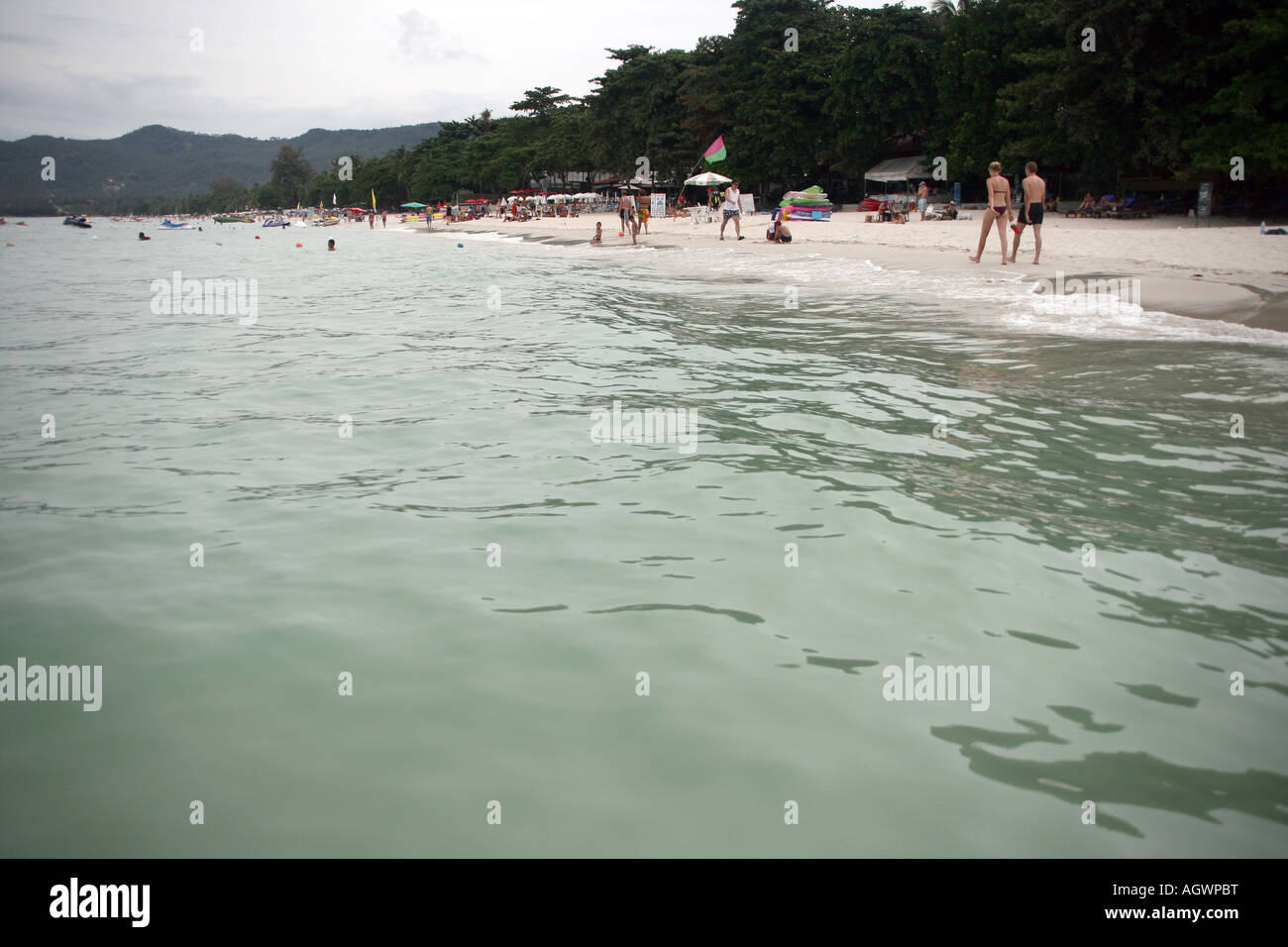 Chaweng Beach Koh Samui Island thailand Stock Photo - Alamy