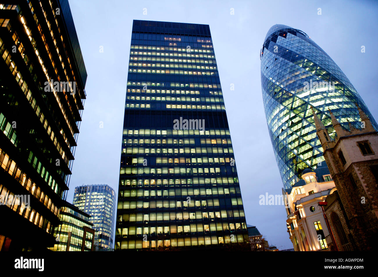 The City (Financial District), London UK Stock Photo - Alamy