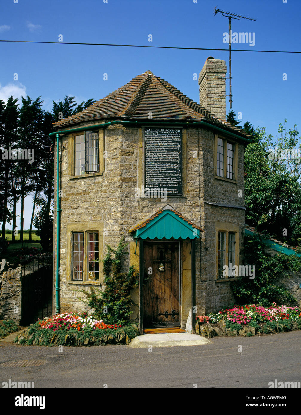 Horsington Turnpike Gate in the Vale of Blackmoor, Dorset, England ...