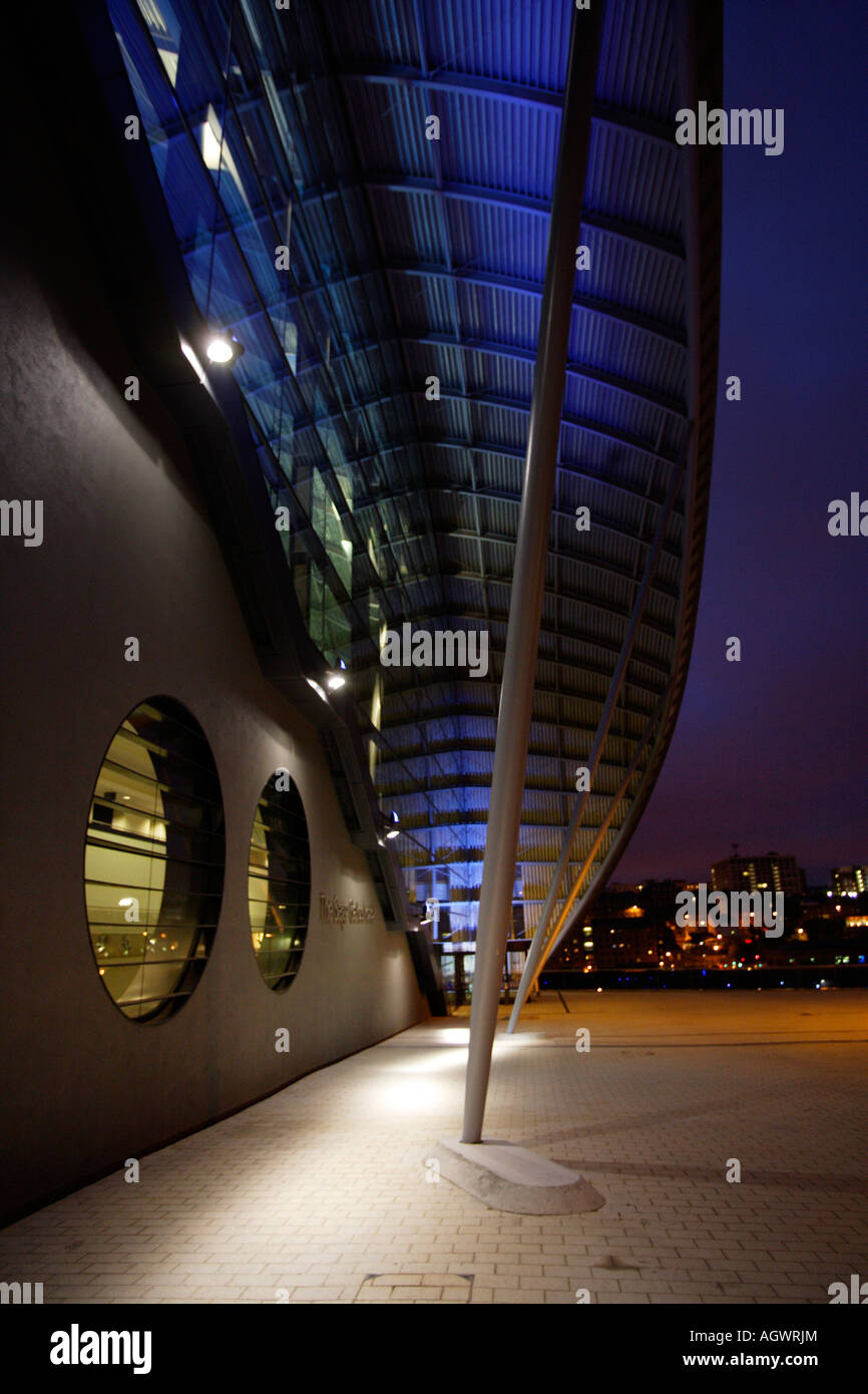 Side Of The Sage Building, Gateshead-Newcastle, UK Stock Photo - Alamy