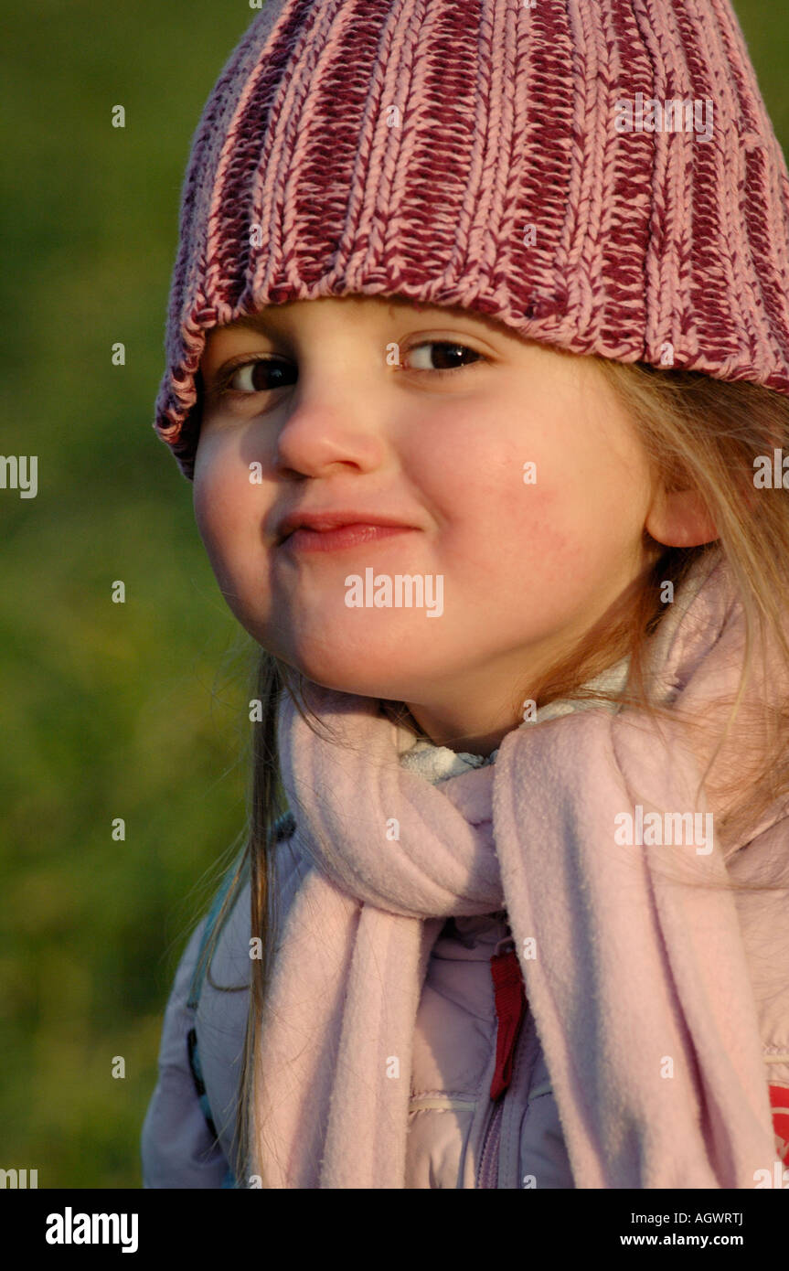 portrait of a cute little girl Stock Photo - Alamy