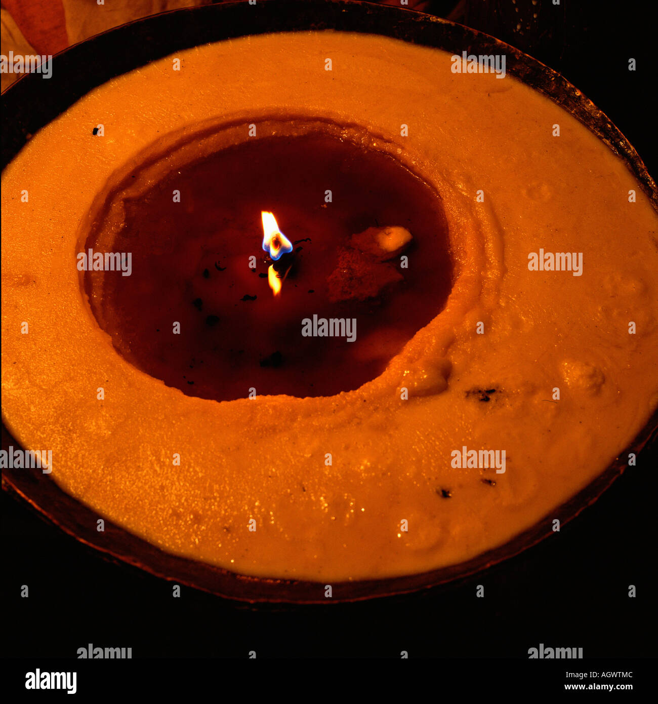Butter lamp / Butterlampe Stock Photo - Alamy