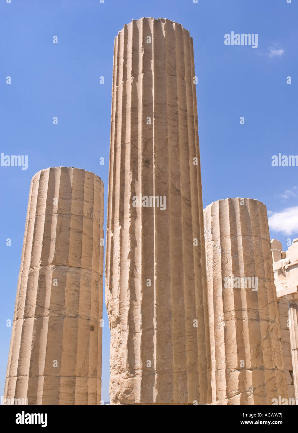The Propylaea Acropolis Athens Greece Stock Photo - Alamy