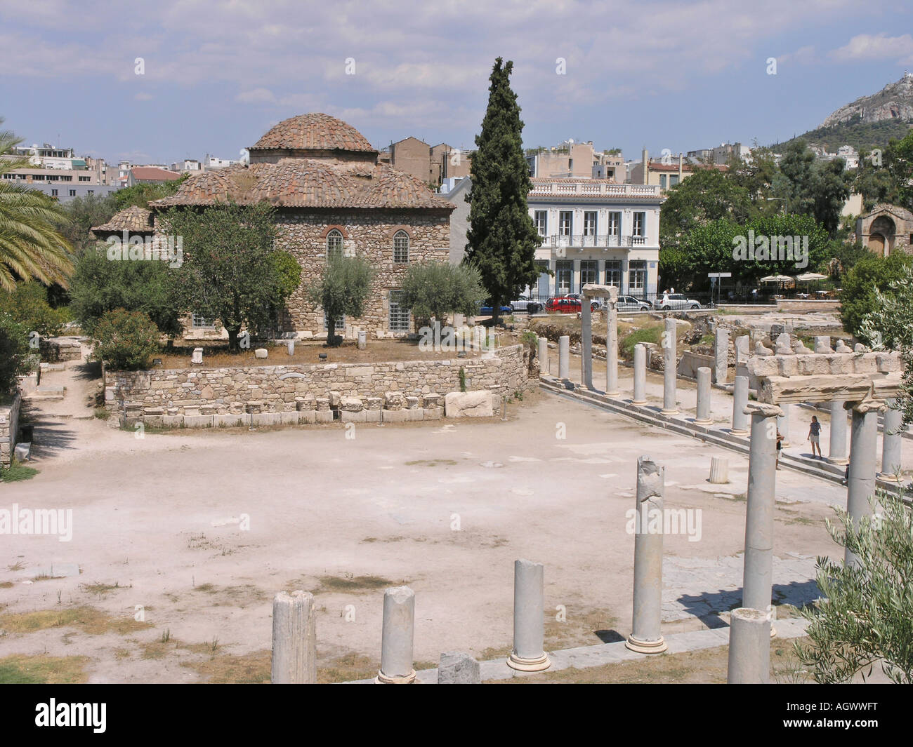 Fethiye Djami mosque Roman Agora Athens Greece Stock Photo - Alamy
