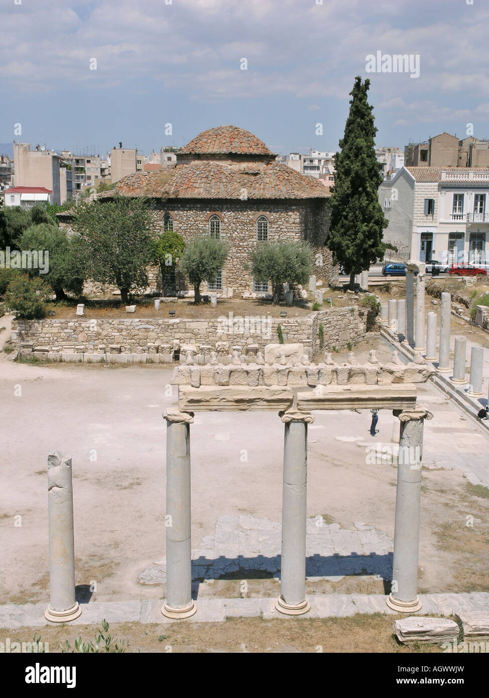 Fethiye Djami mosque Roman Agora Athens Greece Stock Photo - Alamy