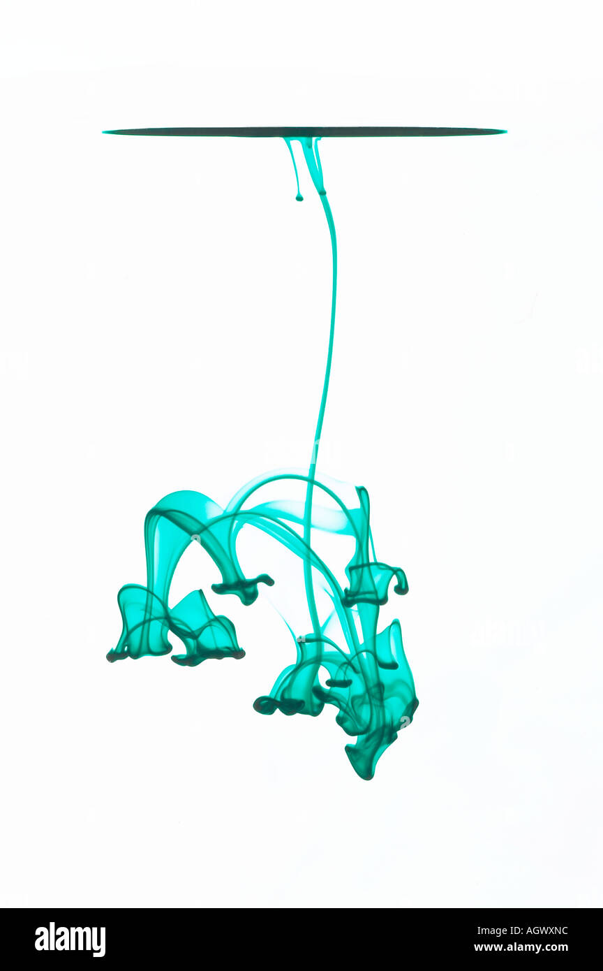 Ink in water Stock Photo - Alamy