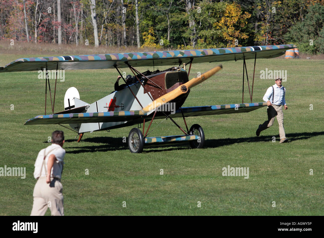 Fokker biplane hi-res stock photography and images - Alamy