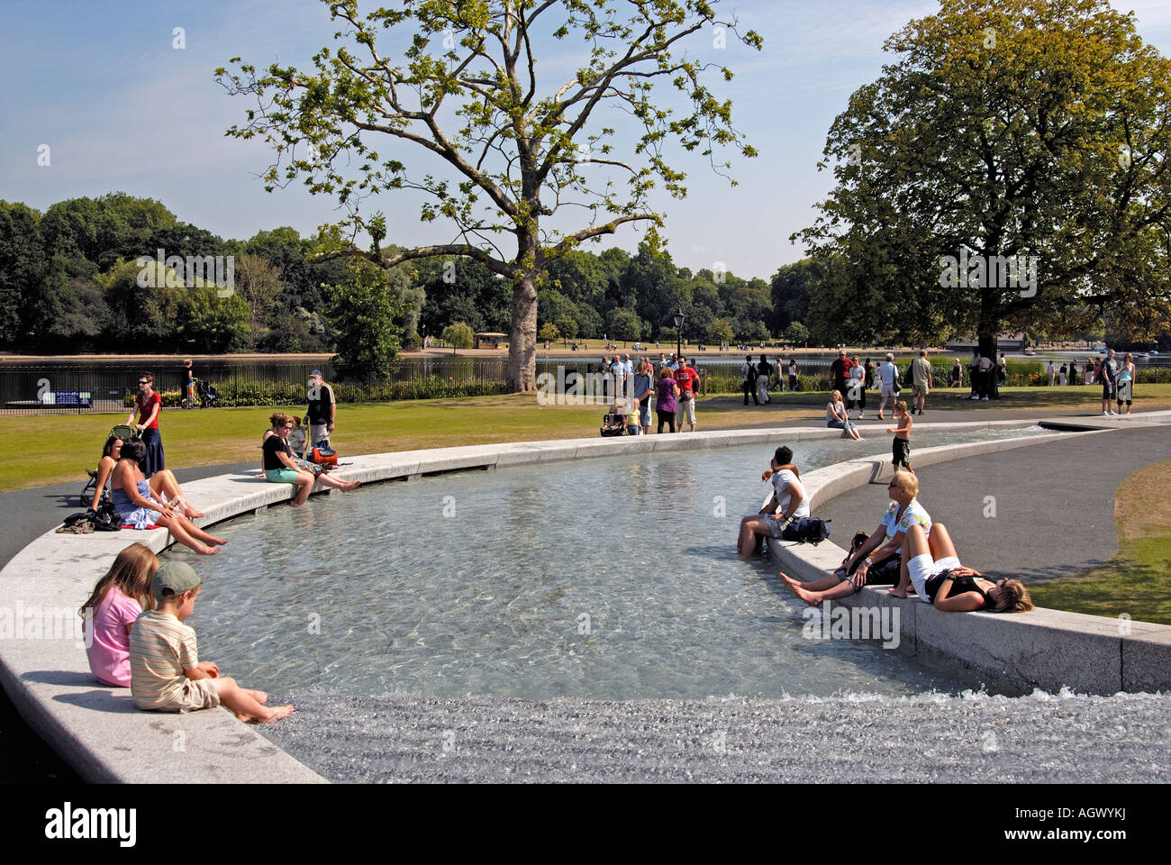 Princess Diana Memorial Fountain London Stock Photo - Alamy