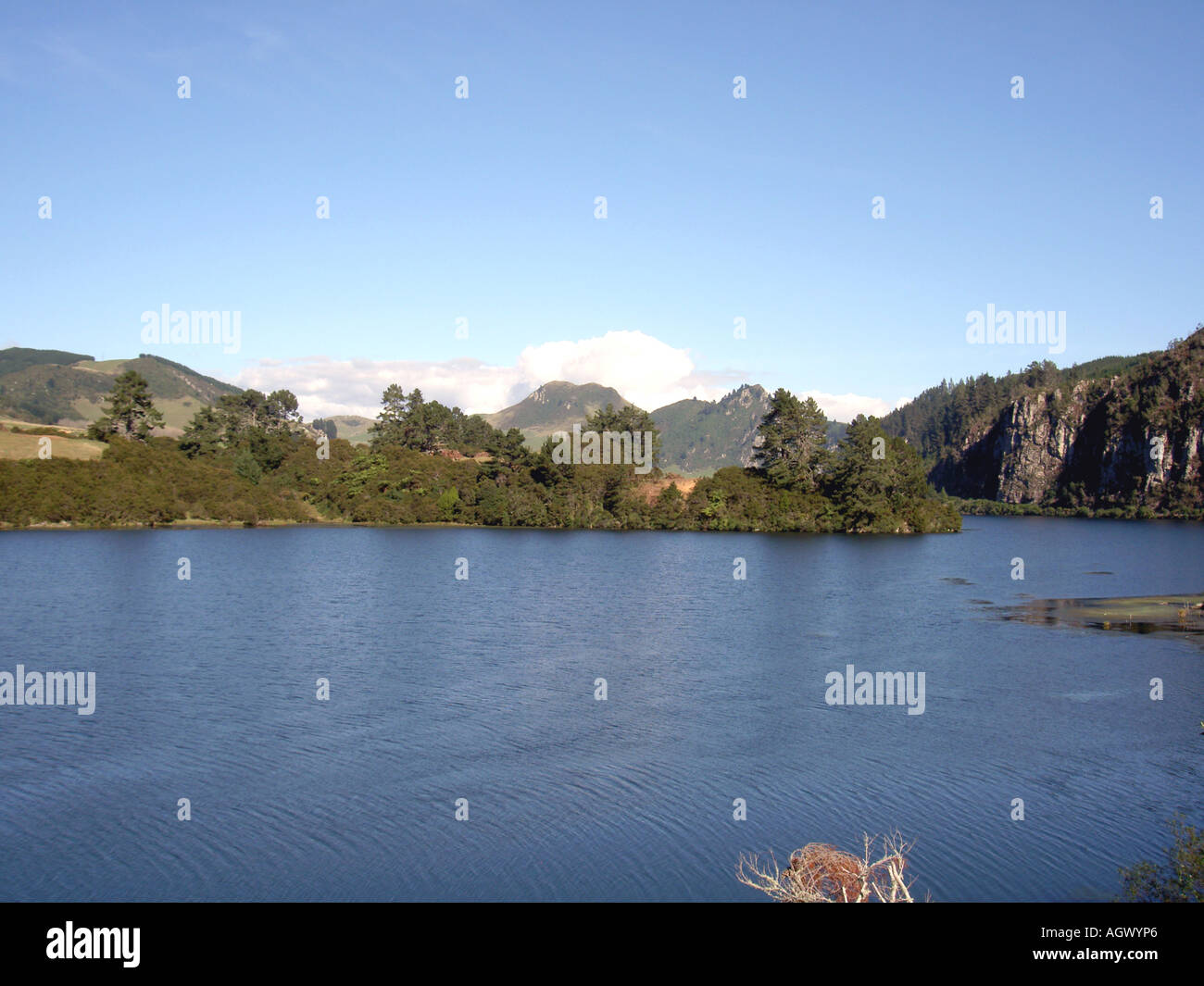 Lake Whakamaru in Waikato province, New Zealand Stock Photo - Alamy