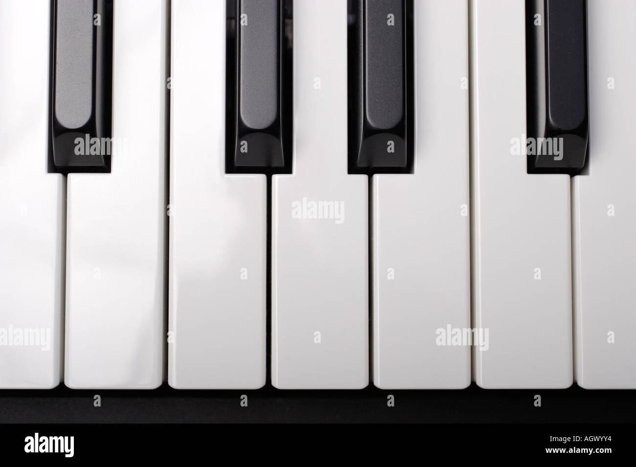 Piano keyboard - detail Stock Photo - Alamy