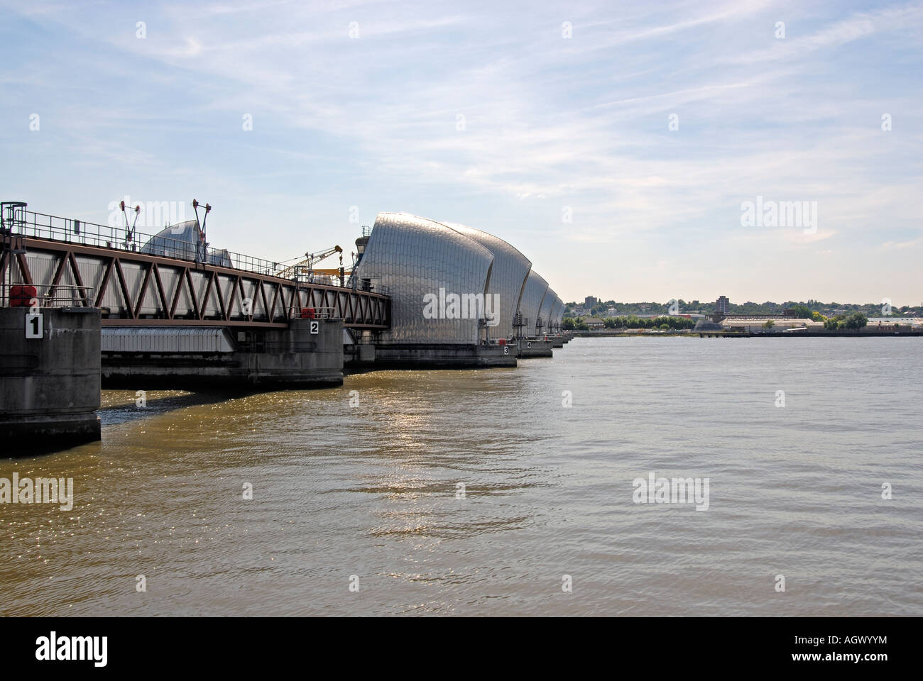 The Thames Barrier, London Stock Photo - Alamy