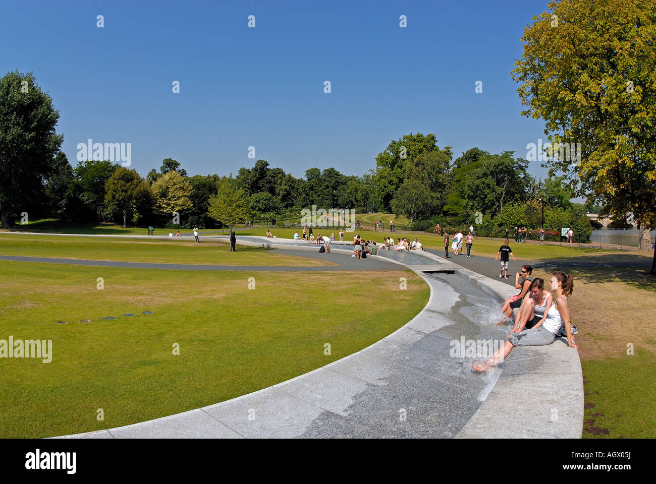 Princess Diana Memorial Fountain, London Stock Photo - Alamy