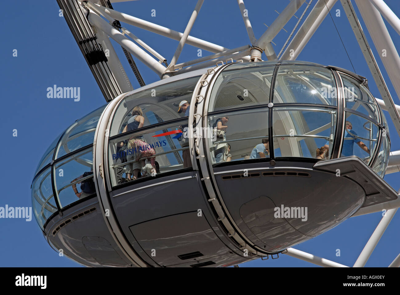 London Eye close-up Stock Photo - Alamy